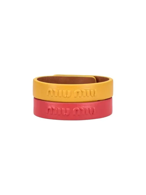 Miu Miu Calfskin Bracelets