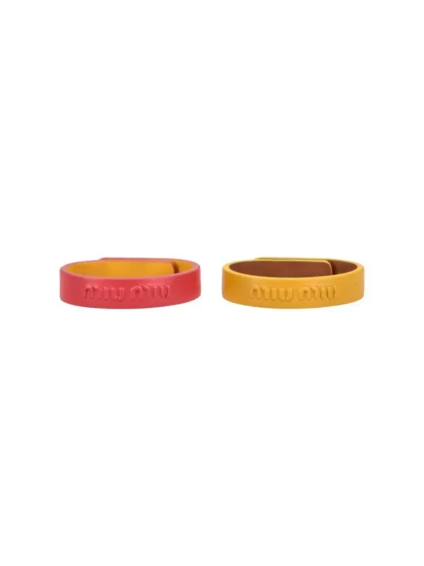 Miu Miu Calfskin Bracelets