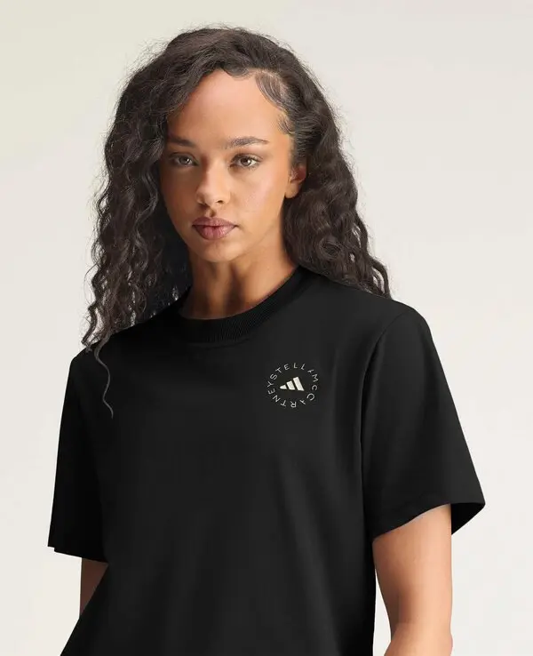 Stella McCartney X Adidas Sportswear Logo T-shirt - Black