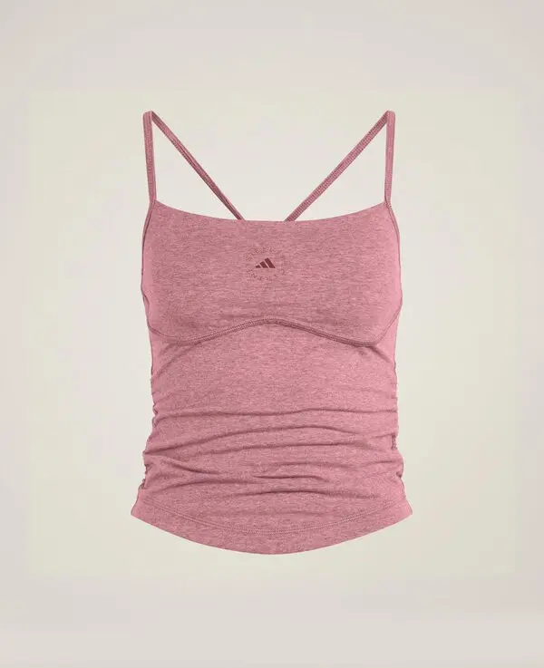 Stella McCartney Studio Spaghetti Strap Crop Top - Purple