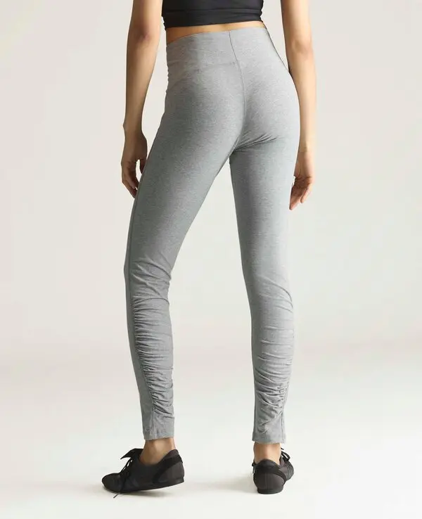 Stella McCartney Adidas Studio Cotton Leggings - Grey