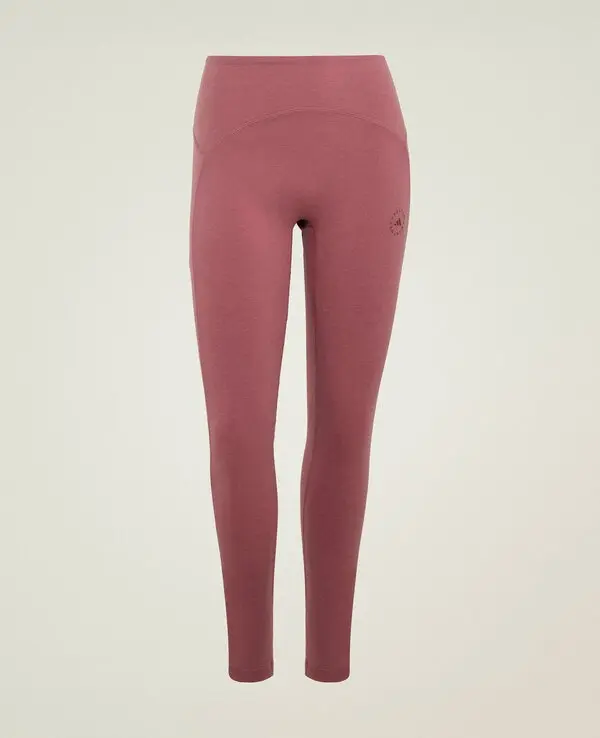 Stella McCartney Adidas Studio Cotton Leggings - Purple