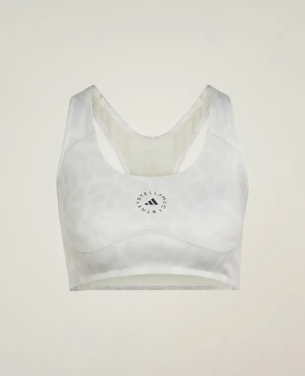 Stella McCartney Adidas Power Impact Medium-support Training Bra - White