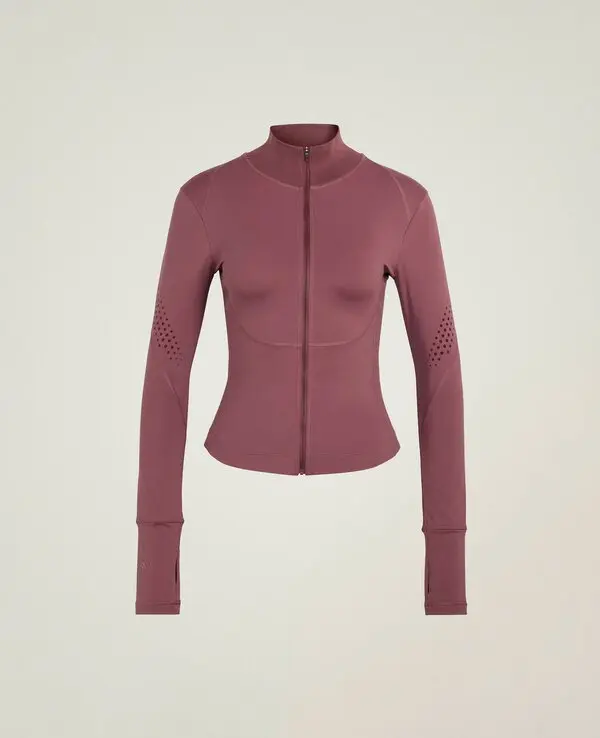 Stella McCartney Adidas Training Midlayer Jacket - Maroon