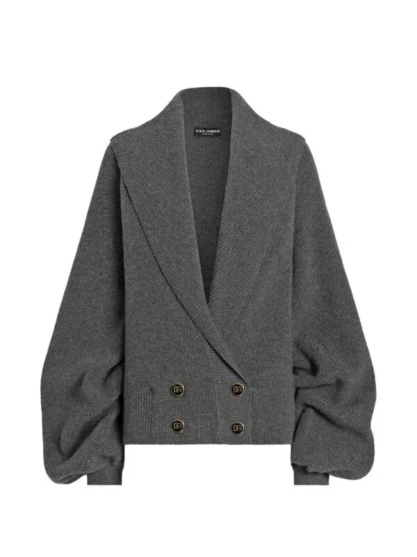 Dolce & Gabbana Shawl-collar Cardigan - Grey