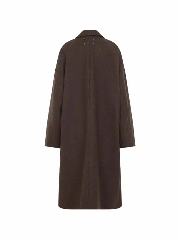 MAISON MARGIELA Oversized Wool Wrap Coat