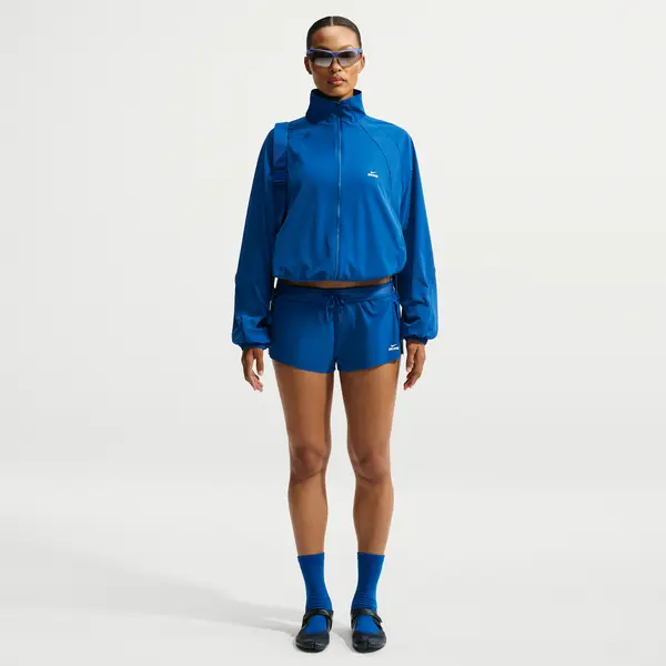 Nike Skims Stretch Nylon Runner Shorts - Blue
