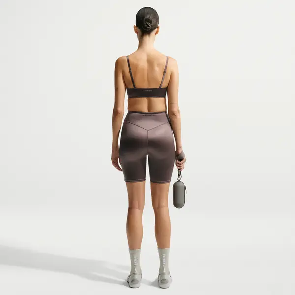 Nike Skims Satin Shine 7" Bonded Biker Shorts