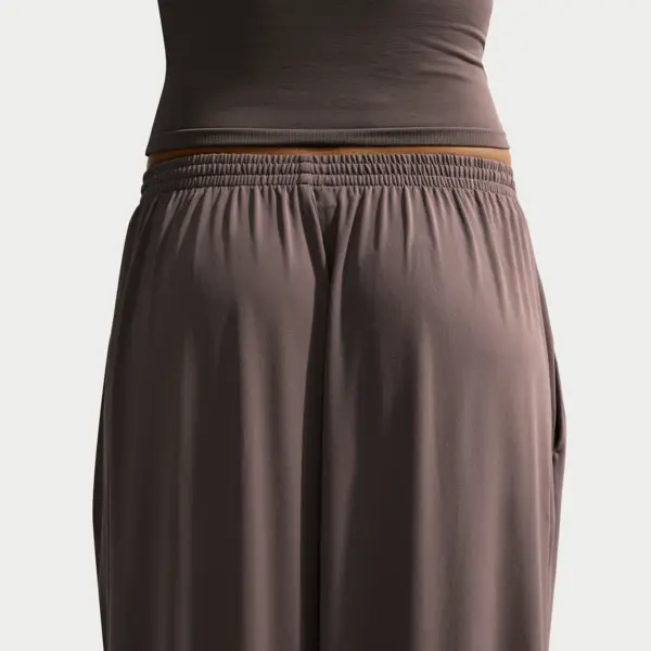 Nike Stretch Knit Flowy Pants With Cuffed Ankles