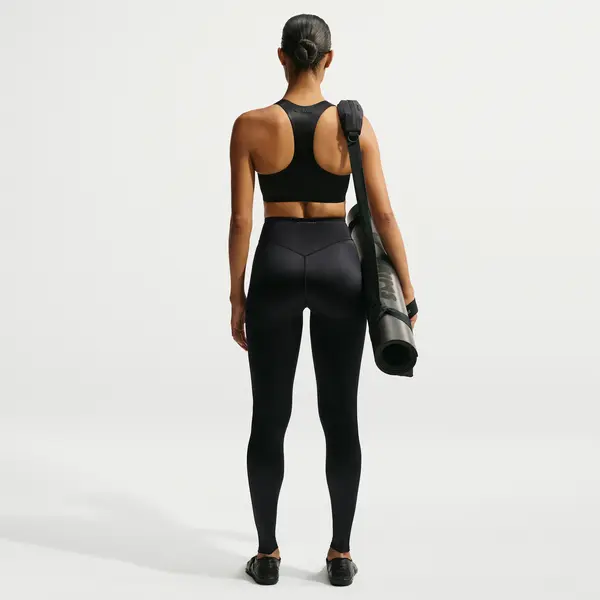 Nike Skims Satin Shine High-waisted Bonded 29" Leggings - Black