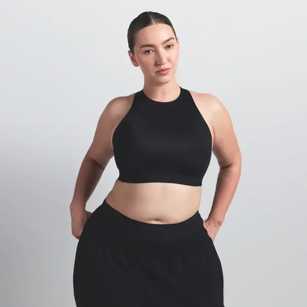 Nike Skims Satin Shine High-neck Bra