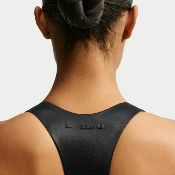 Nike Skims Satin Shine Front-zip Bra
