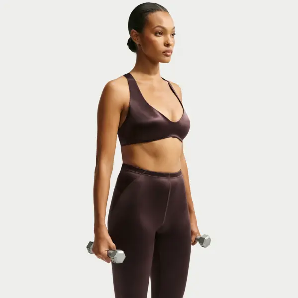 Nike Skims Satin Shine Plunge Bra
