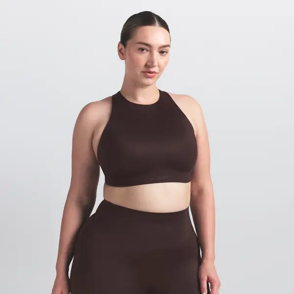 Nike Skims Satin Shine High-neck Bra