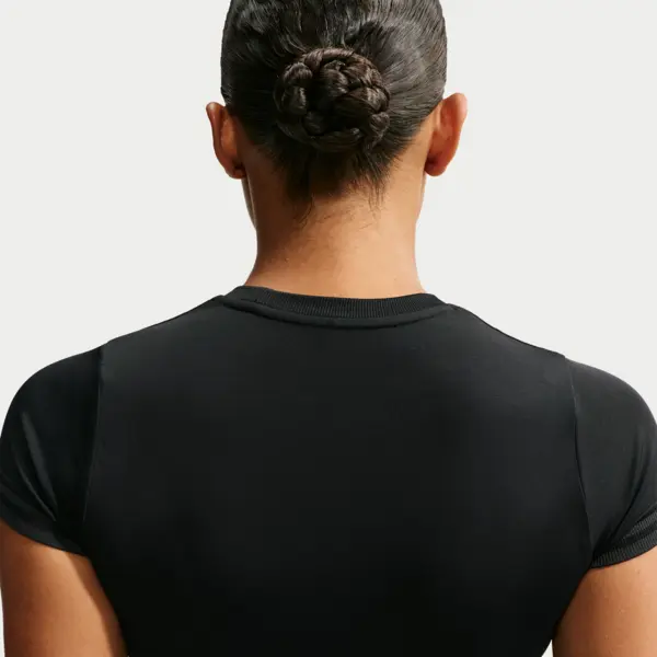 Nike Skims Stretch Knit Cropped Crew-neck Top