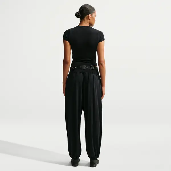 Nike Skims Stretch Knit Cropped Crew-neck Top