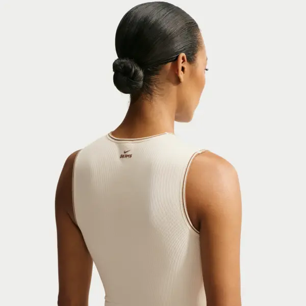 Nike Skims Ribbed Seamless Muscle Tank Top - White