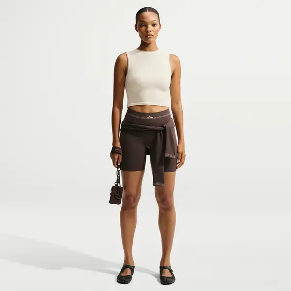 Nike Skims Ribbed Seamless Muscle Tank Top - White