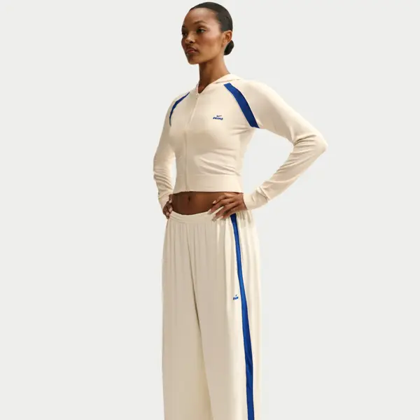 Nike Skims Stretch Knit Wide-leg Pants