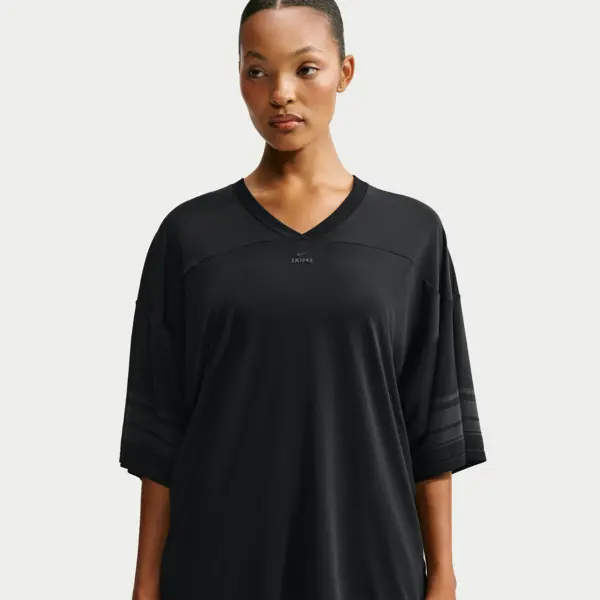 Nike Skims Stretch Knit Oversized V-neck Top