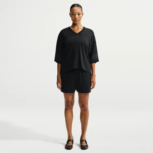 Nike Skims Stretch Knit Oversized V-neck Top