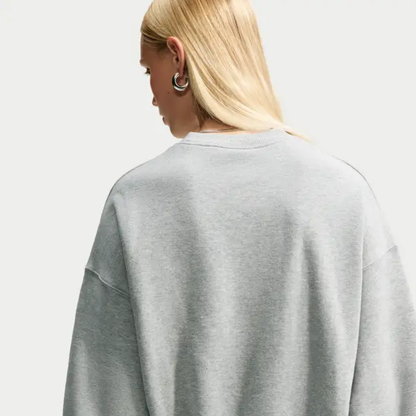 Nike Studio Fleece Oversized Cropped Crew