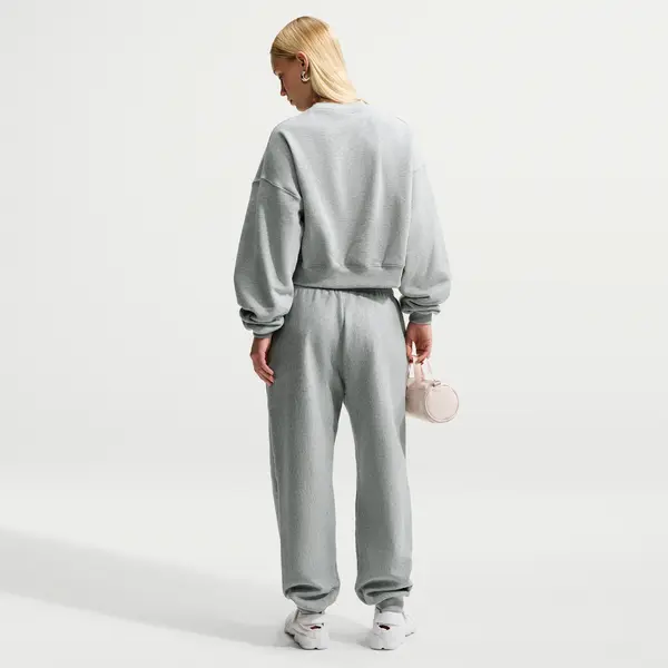 Nike Studio Fleece Oversized Cropped Crew