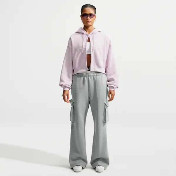 Nike Studio Fleece Medium Weight Oversized High-rise Cargo Pants