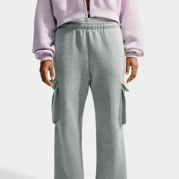 Nike Studio Fleece Medium Weight Oversized High-rise Cargo Pants