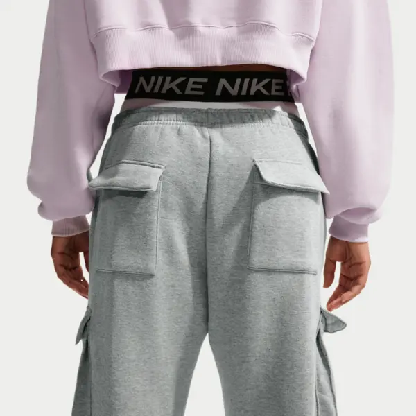Nike Studio Fleece Medium Weight Oversized High-rise Cargo Pants