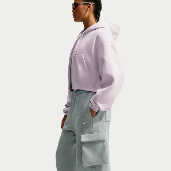 Nike Studio Fleece Medium Weight Oversized High-rise Cargo Pants