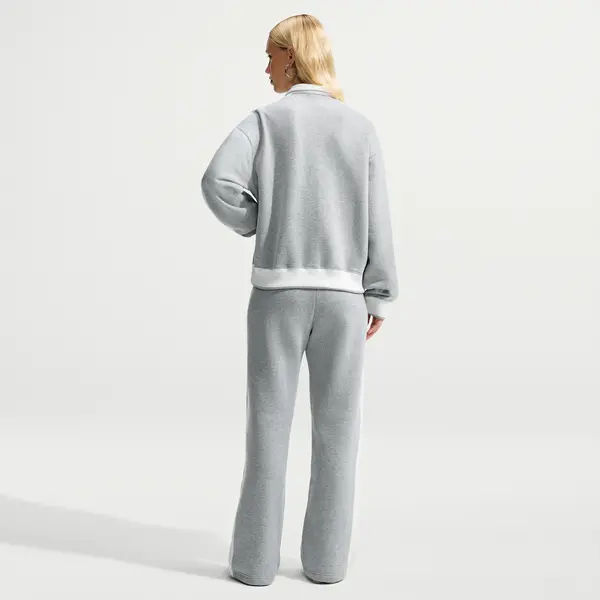 Nike Studio Fleece Medium Weight Run Club Mid-rise Track Pants - Grey