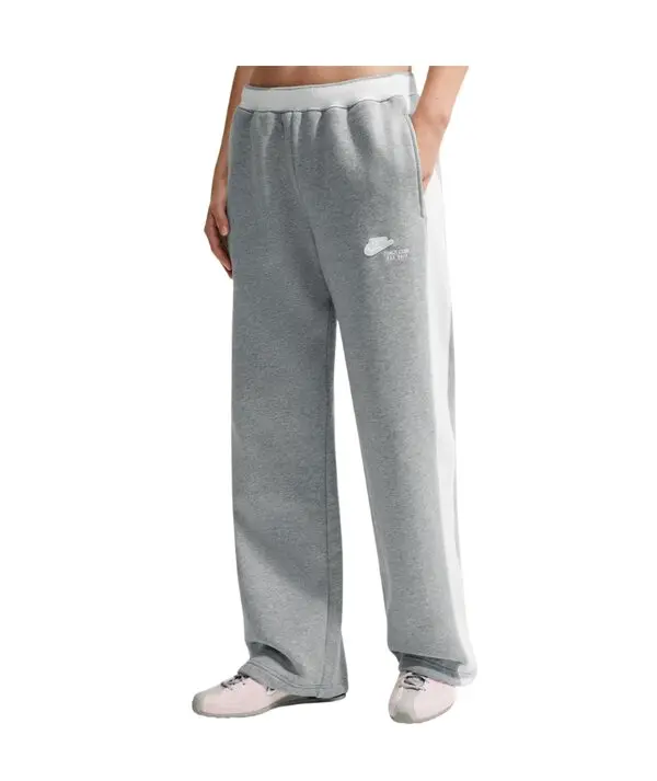 Nike Studio Fleece Mid-rise Track Pants - Grey