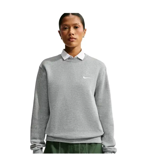 Nike Studio Fleece Medium Weight Crew - Grey