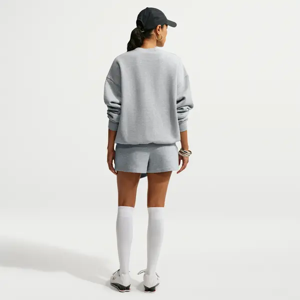 Nike Studio Fleece Oversized Embossed Crew