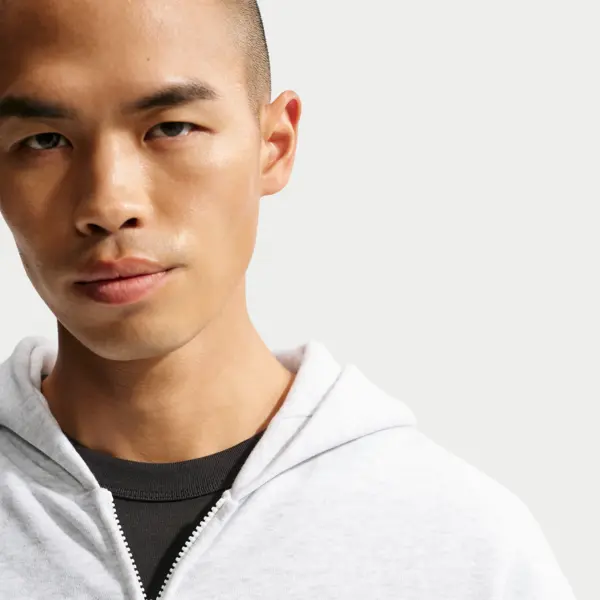 Nike Solo Fleece Full-zip Hoodie - Brown