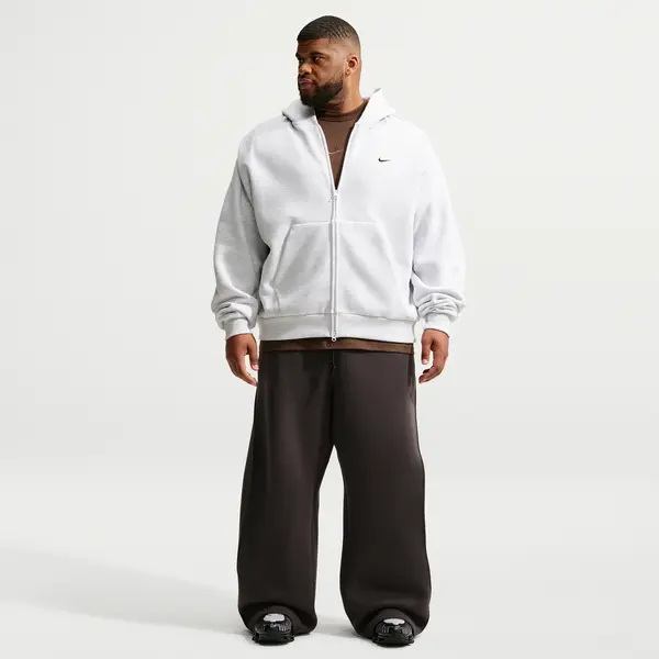 Nike Solo Fleece Full-zip Hoodie - Brown