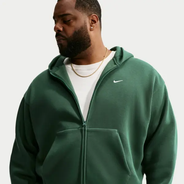 Nike Solo Fleece Full-zip Hoodie - Green