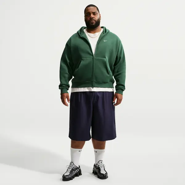 Nike Solo Fleece Full-zip Hoodie - Green