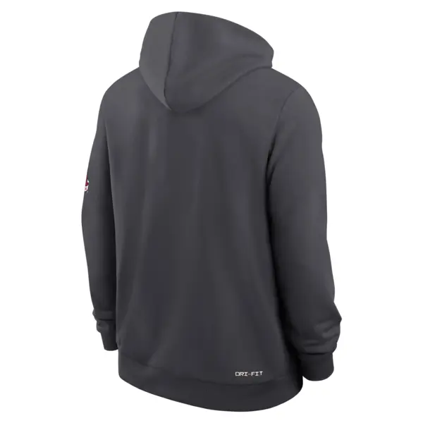 Nike Alabama Sideline Standard Issue Dri-fit College Pullover Hoodie - Grey