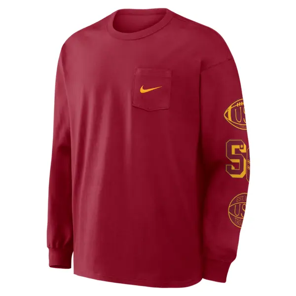 Nike Usc Academic Max90 Pocket College Long-sleeve T-shirt - Red