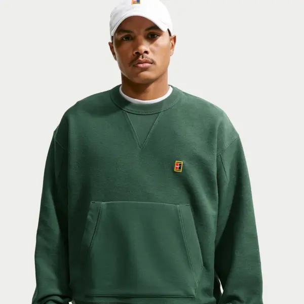 Nike Club Rules French Terry Crew-neck Sweatshirt - Green