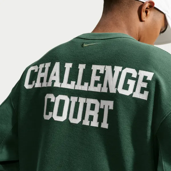 Nike Club Rules French Terry Crew-neck Sweatshirt - Green