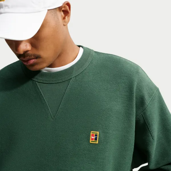 Nike Club Rules French Terry Crew-neck Sweatshirt - Green