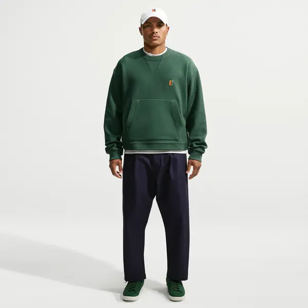 Nike Club Rules French Terry Crew-neck Sweatshirt - Green