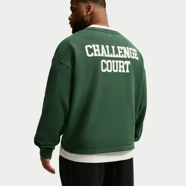 Nike Club Rules French Terry Crew-neck Sweatshirt - Green