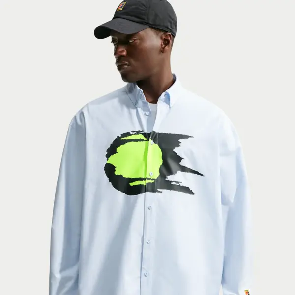 Nike Club Rules Long-sleeve Oxford Top - Blue