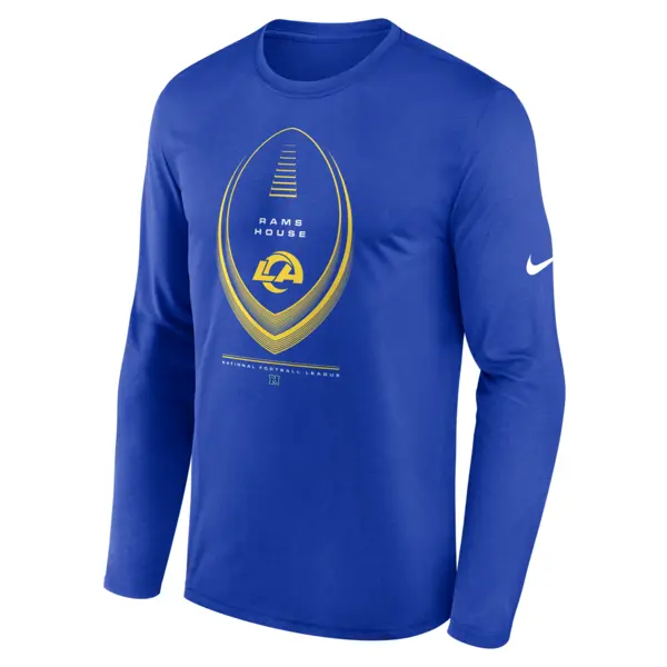 Nike Los Angeles Rams Legend Icon Long-sleeve T-shirt - Blue