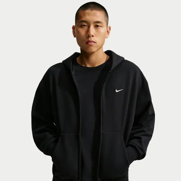 Nike Solo Fleece Full-zip Hoodie - Black