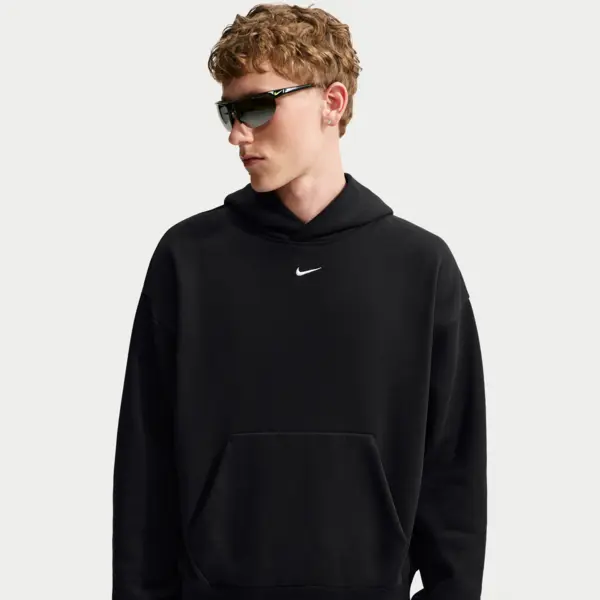 Nike Solo Fleece Pullover Hoodie - Black